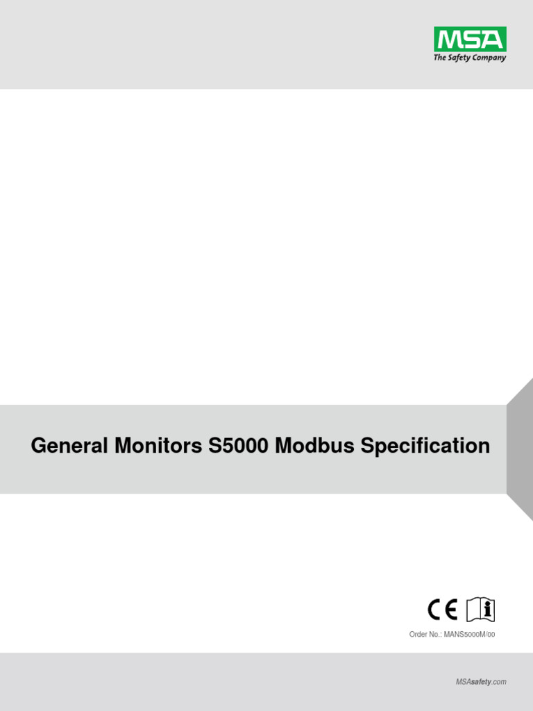 S5000 Modbus Manual | PDF | Computer Science | Computer Engineering