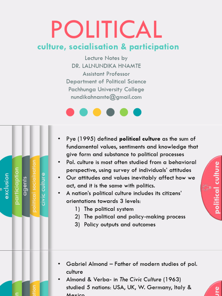Understanding Political Culture and Participation | PDF | Socialization ...