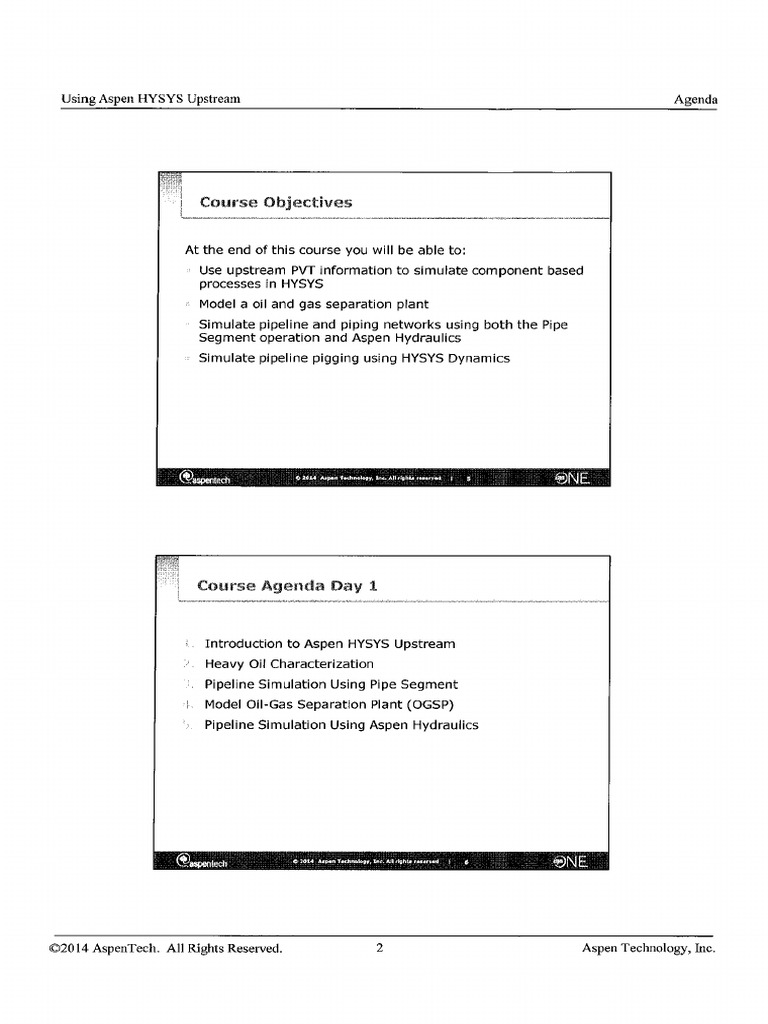 Ilide - Info Aspen Hysys Upstream PR - 4 | PDF
