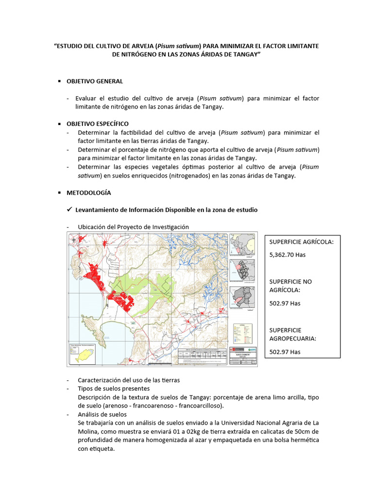 Semana 2 Factor Limitante Grupo 4 Proyecto Arverja | PDF | Agricultura ...