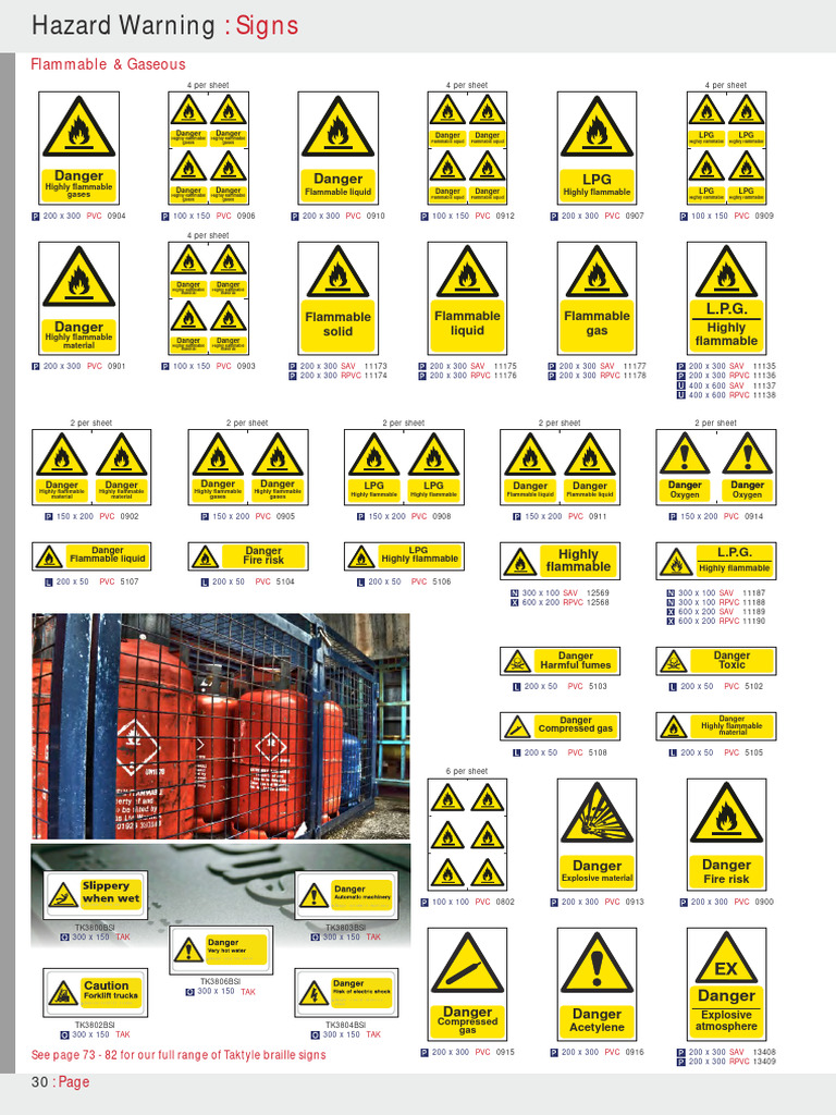 SCAN-Safety-Signs-Catalogue-2014 32 | PDF | Liquefied Petroleum Gas ...