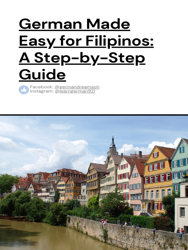 German Made Easy For Filipinos A Step by Step Guide | PDF | Consonant ...