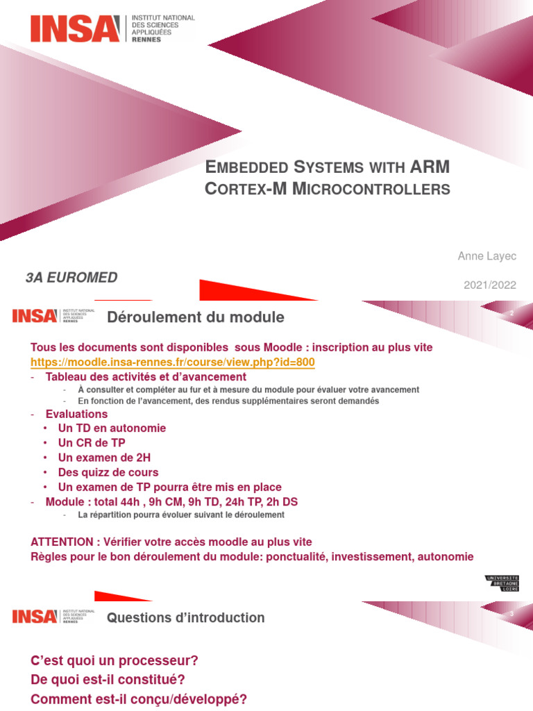 Mon Cours | PDF | Microcontroller | Computer Program