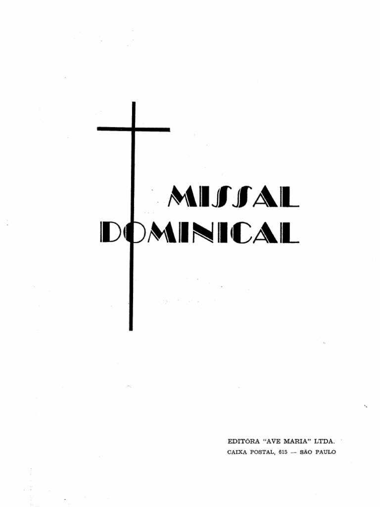 Missal Dominical-1965 | PDF