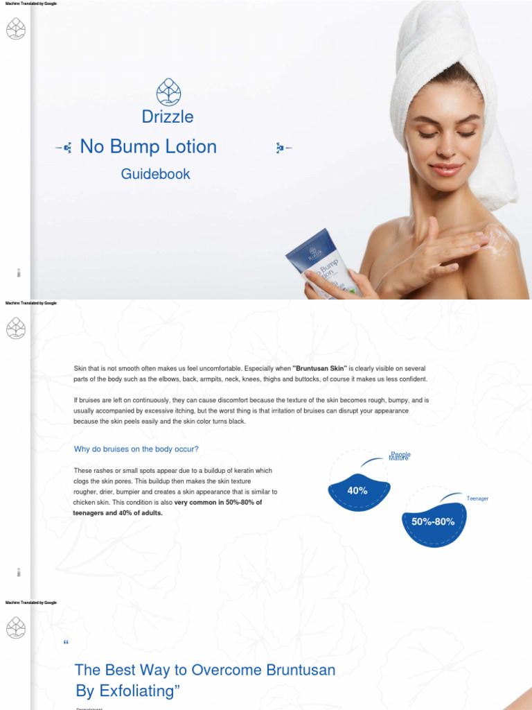 Rintik No Bump Lotion Benefits | PDF | Skin Care | Medical Specialties