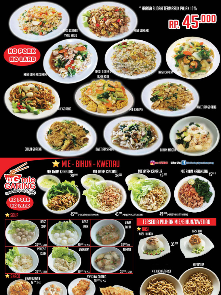MENU PESAN ANTAR MAR 2024 | PDF