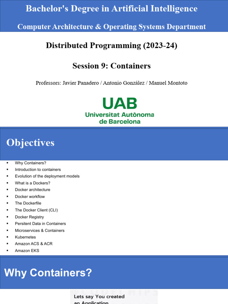 09 Containers | PDF | Virtual Machine | Software Engineering