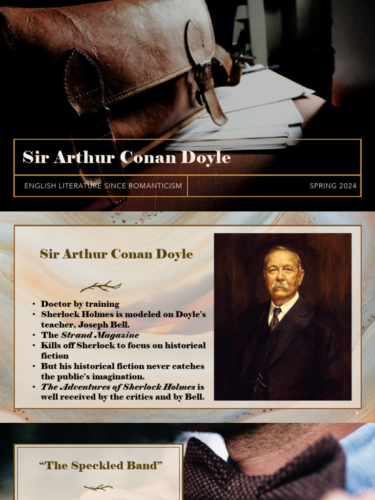 Conan Doyle Spring 2024 | PDF | Sherlock Holmes | The Adventure Of The ...