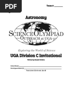 Science Olympiad Div C Astronomy Rules 2025 | PDF | Exoplanet | Stars
