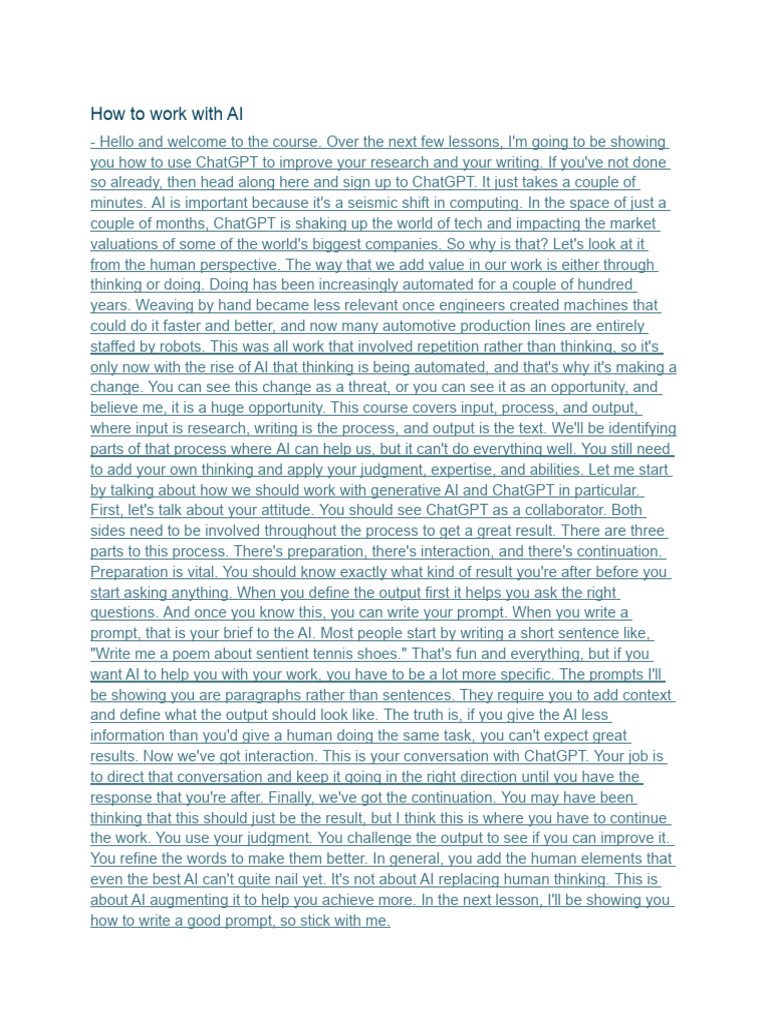 How To Research and Write Using Generative AI Tools | PDF | Artificial ...