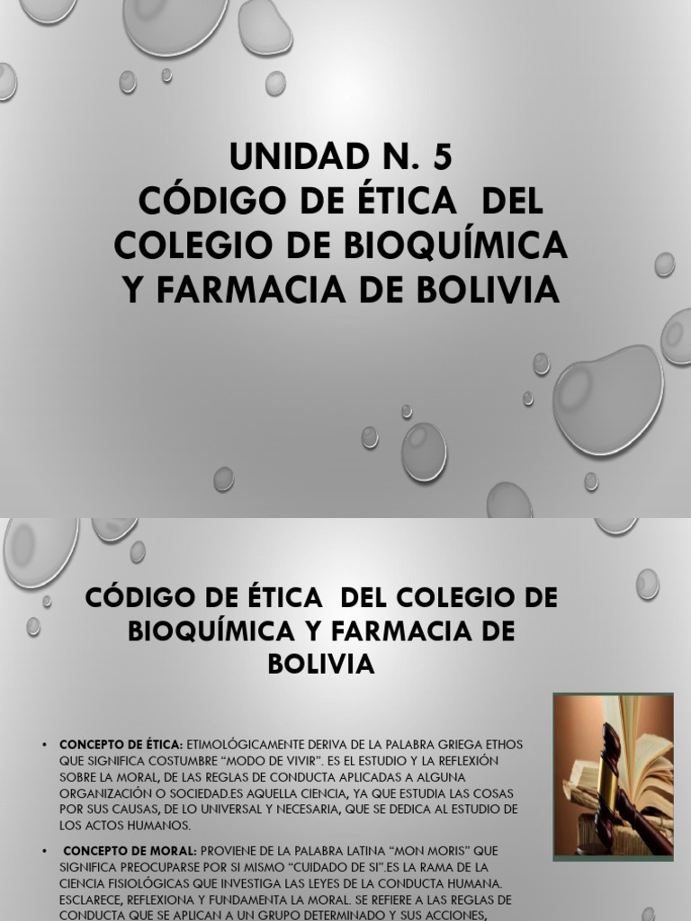 Código de Ética del Colegio de Bioquímica | PDF | Moralidad | Apelación