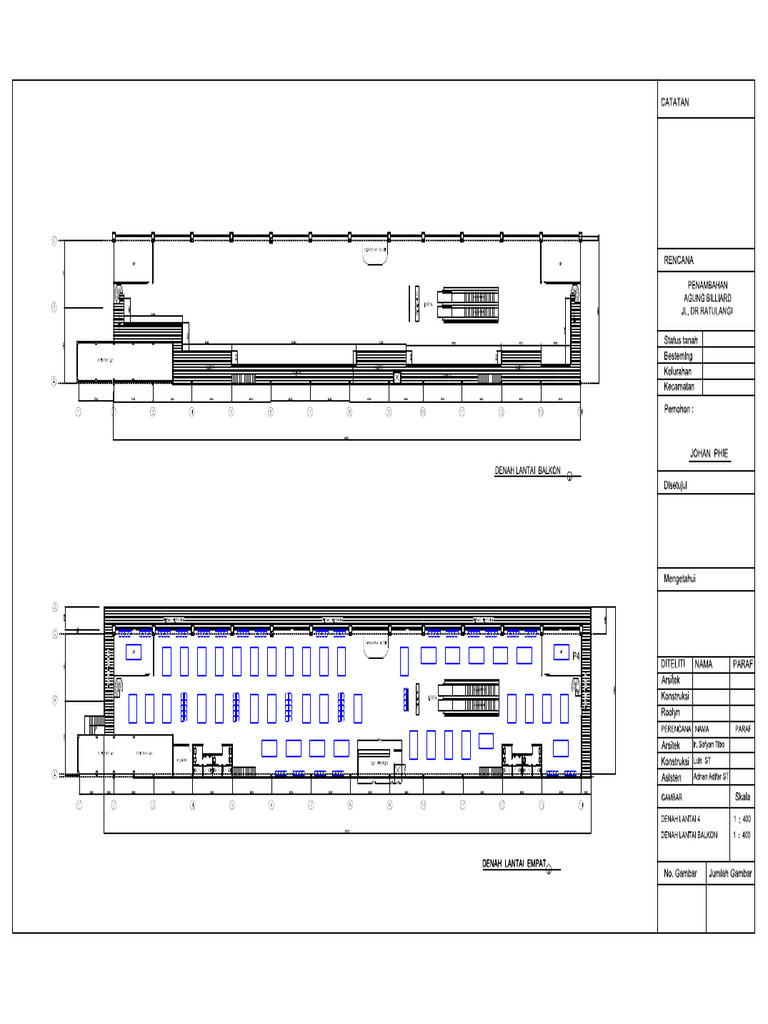 Layout Meja Lt.4 Fix 22 Mei | PDF
