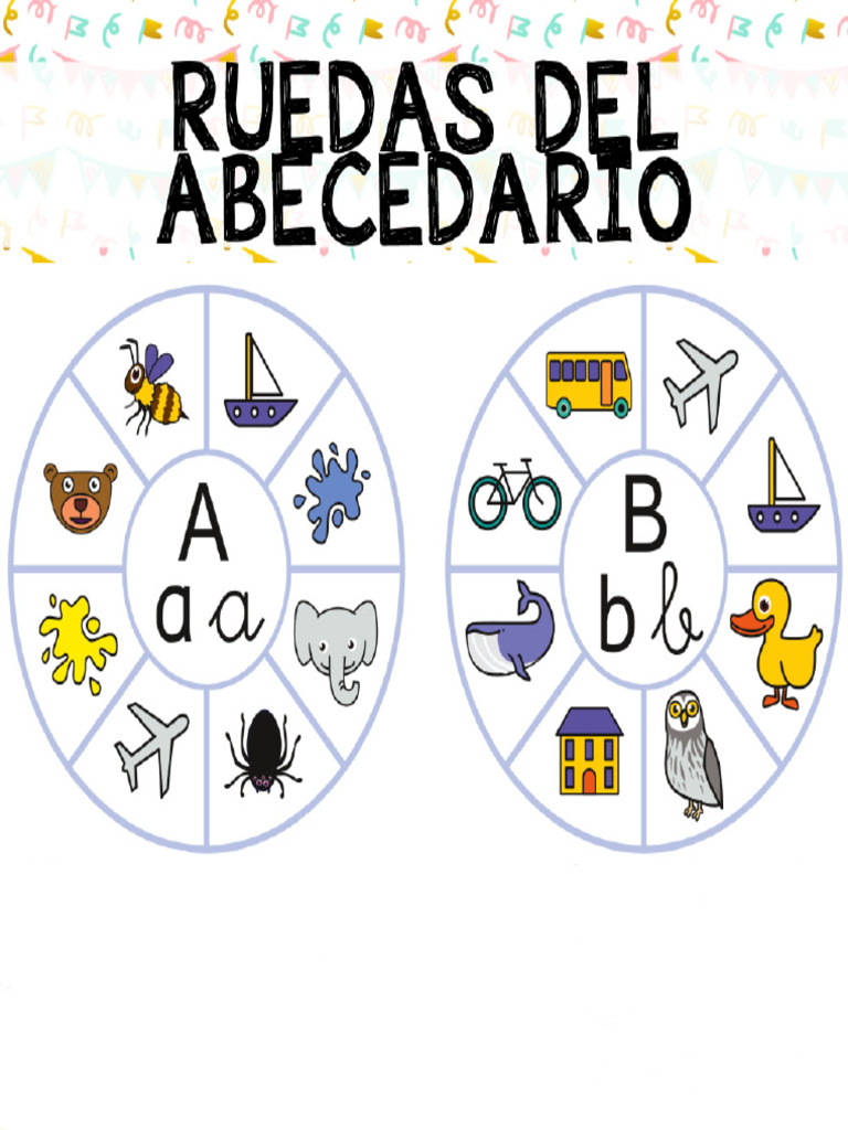 04. Ruedas para conciencia fonológica por Materiales Educativos para Maestras | PDF