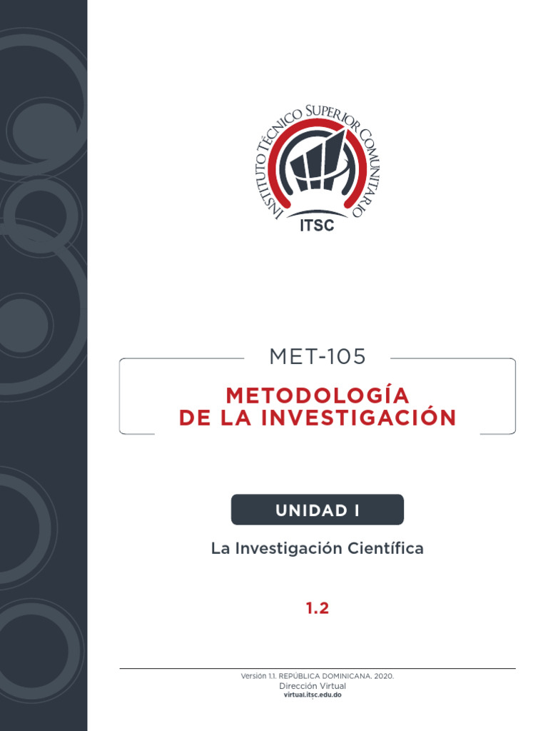 Unidad 1-2 Met-105 | PDF | Método científico | Teoría