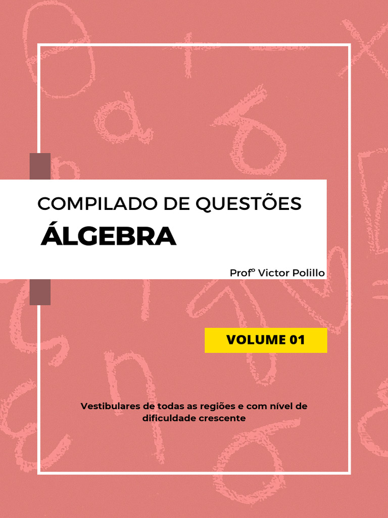 Ebook - Álgebra - Volume 01 - 1 Edição | PDF | Gripe | Função (Matemática)