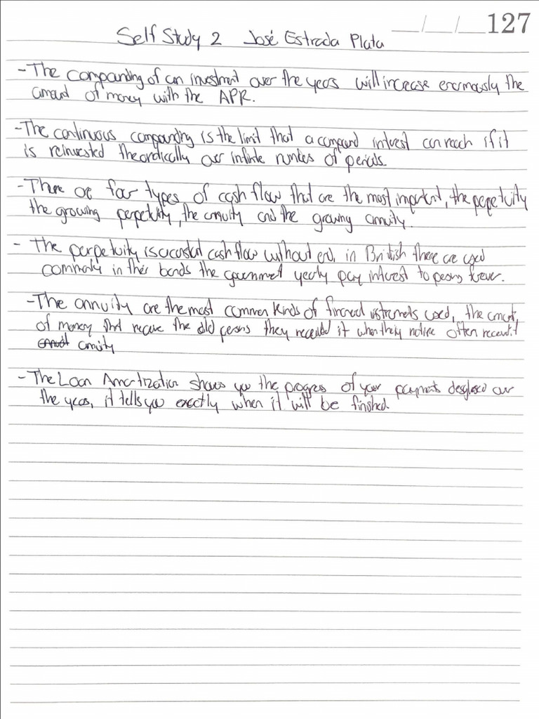 Self Study 2 José Estrada Plata | PDF