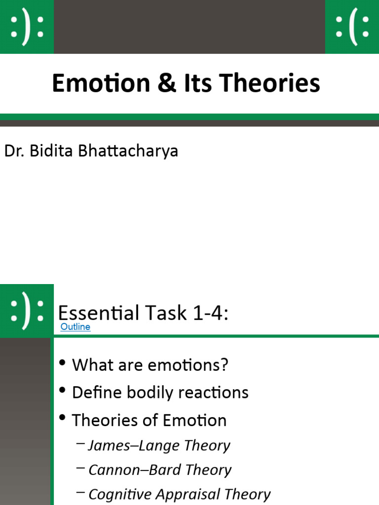 1-4 Theories of Emotion | PDF | Emotions | Cognition