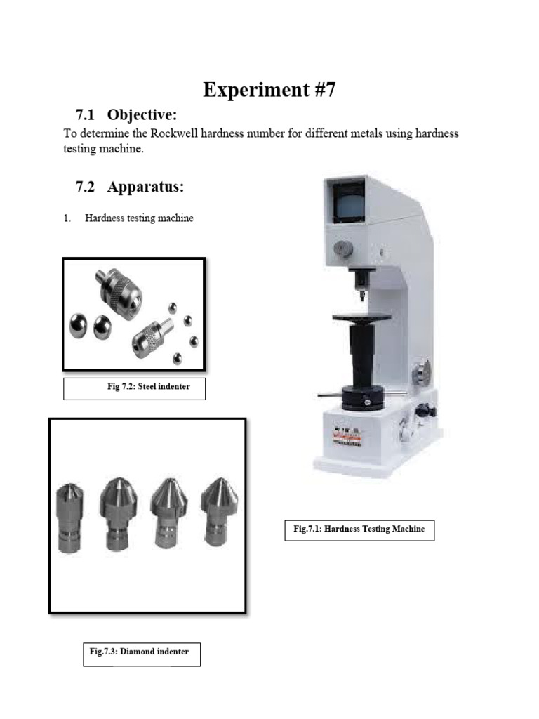 Experiment 07 | PDF | Applied And Interdisciplinary Physics | Materials ...