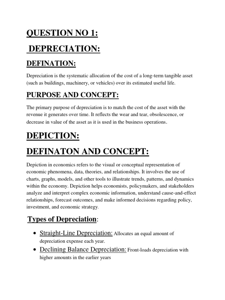 Question No 1 | PDF | Depreciation | Partnership