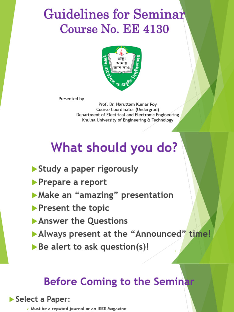 Guidelines-for-Seminar_2023 | PDF