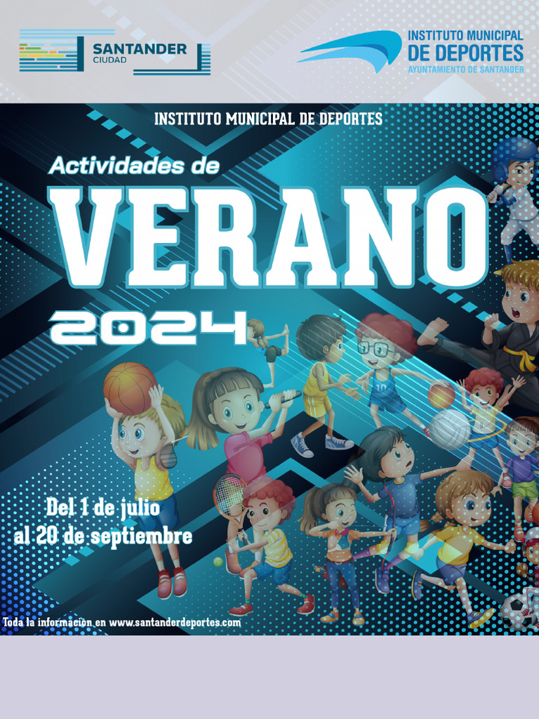 IMD FOLLETO Actividades Verano 2024 Modificado MAYO 2024 | PDF ...