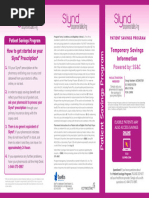 Slynd | PDF | Medical Prescription | Prescription Drugs