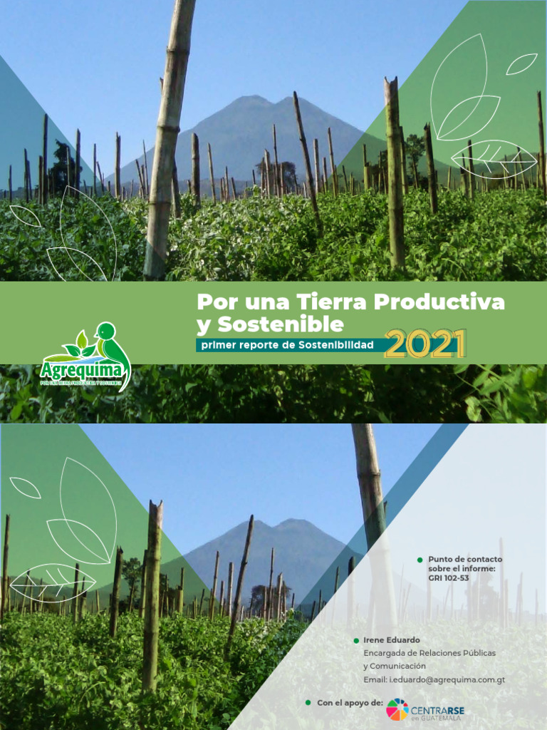 Reporte de Sostenibilidad GRI Agrequima | PDF | Agricultura ...