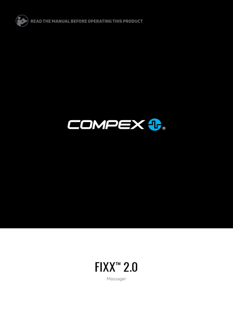 INTL-CX202IF11 Rev A COMPEX FIXX 2.0 E-IFU INTL VERSION | PDF | Battery Charger | Waste Management
