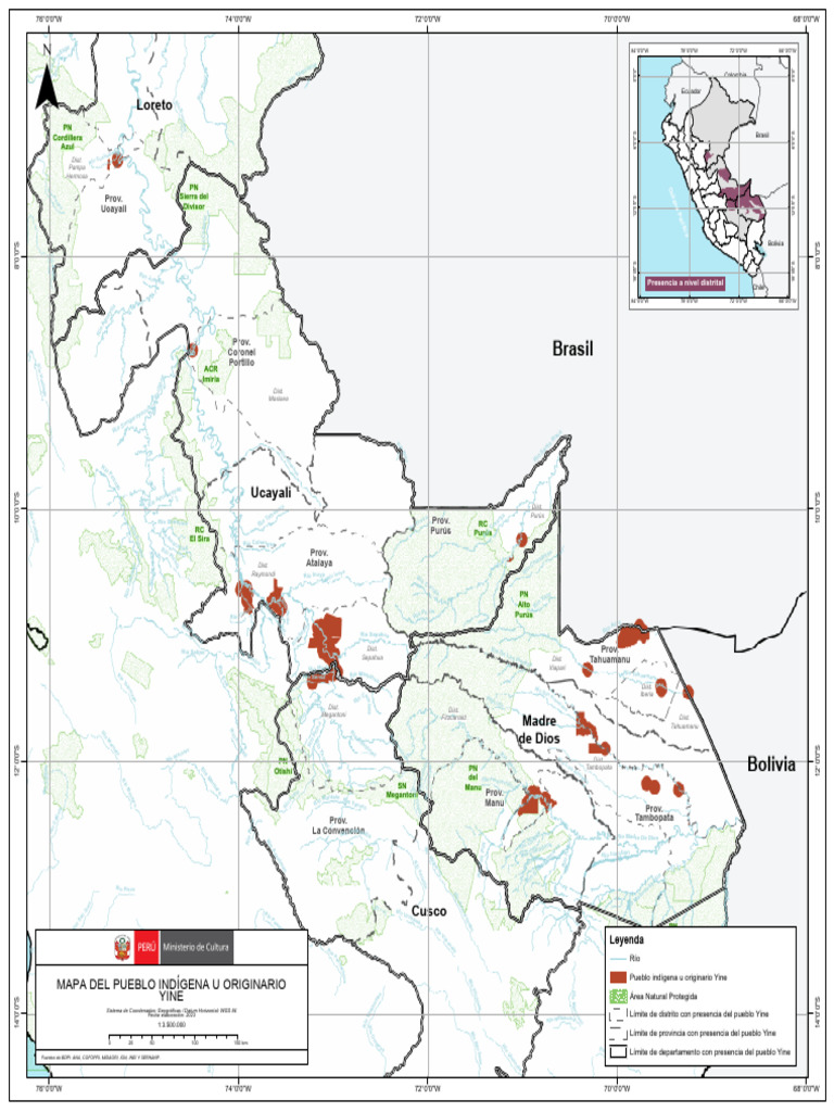Mapa de Ríos y Parques en Perú | PDF