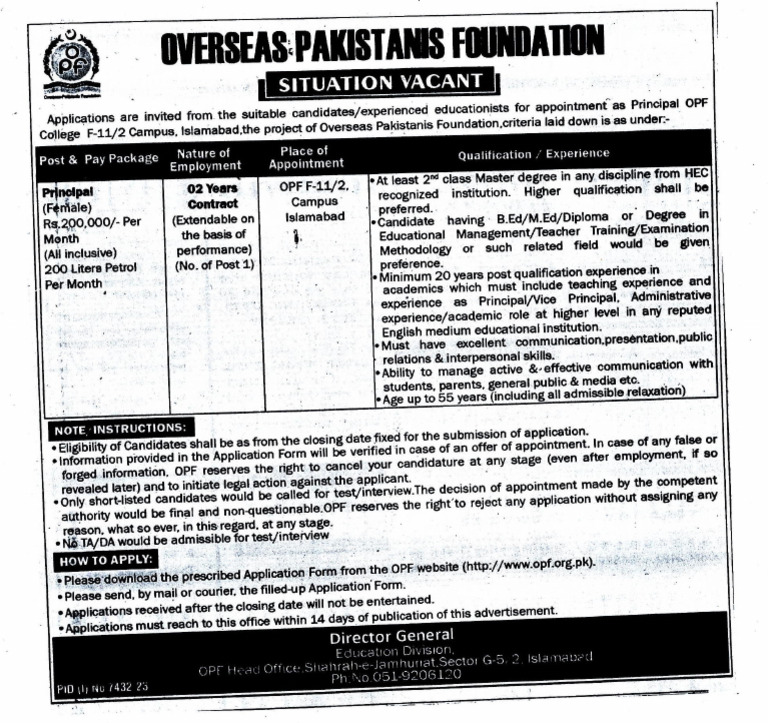 Situation Vacant | PDF
