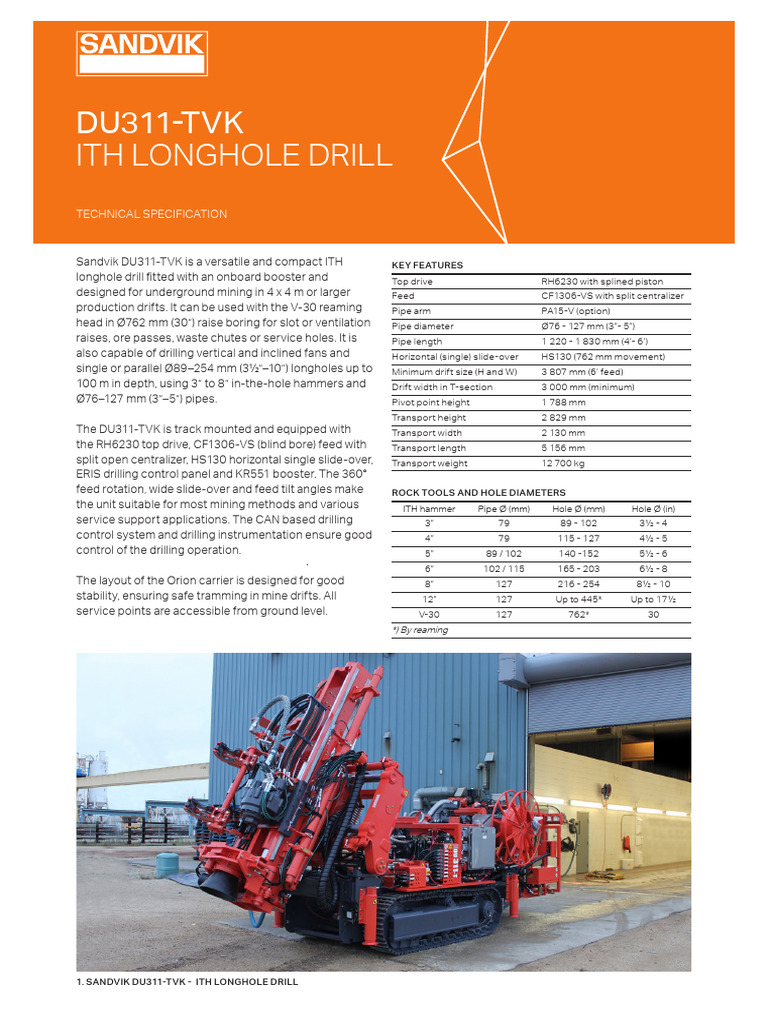 Du311 TVK Specification Sheet English | PDF | Pump | Manual Transmission