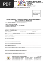 UCU Admission Application Guide 2026 | PDF