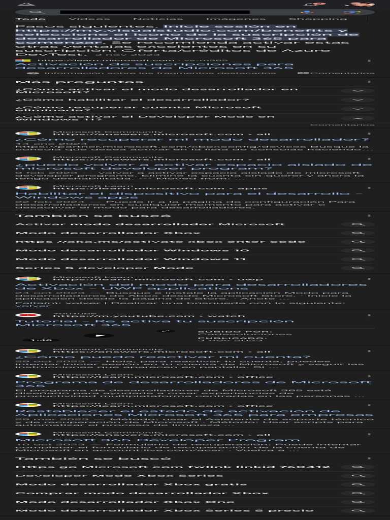 Como Volver A Activar Microsoft Developer - Buscar Con Google | PDF ...