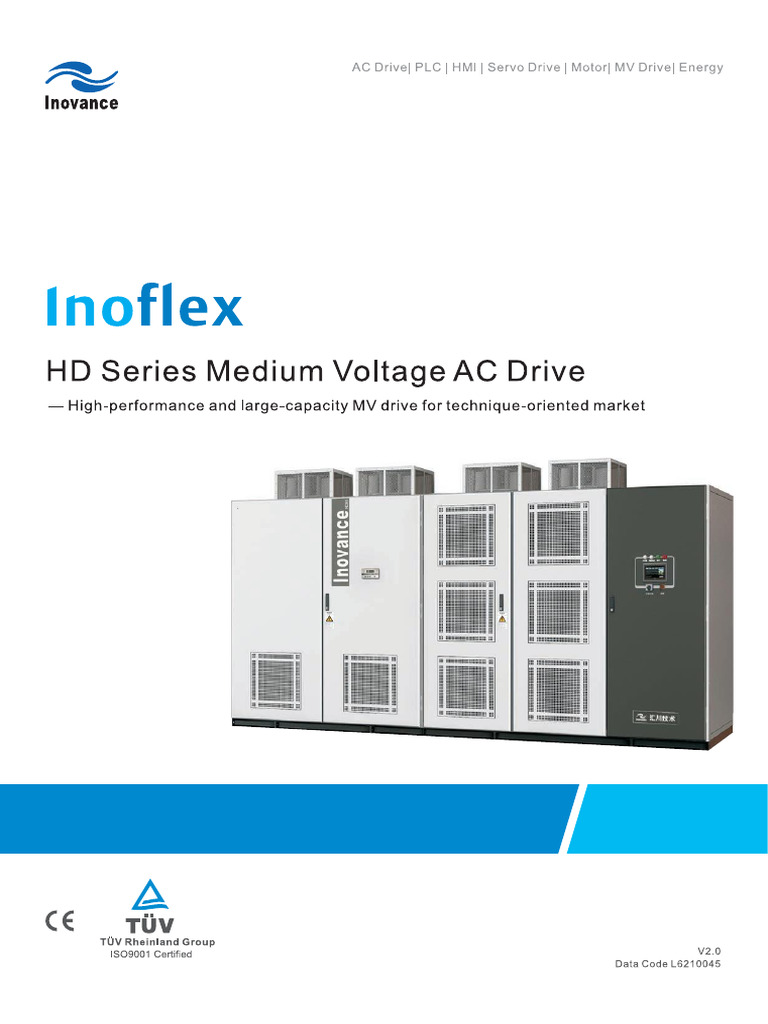 Inovance Medium Voltage VFD Catalog English 13 4 2018 | PDF