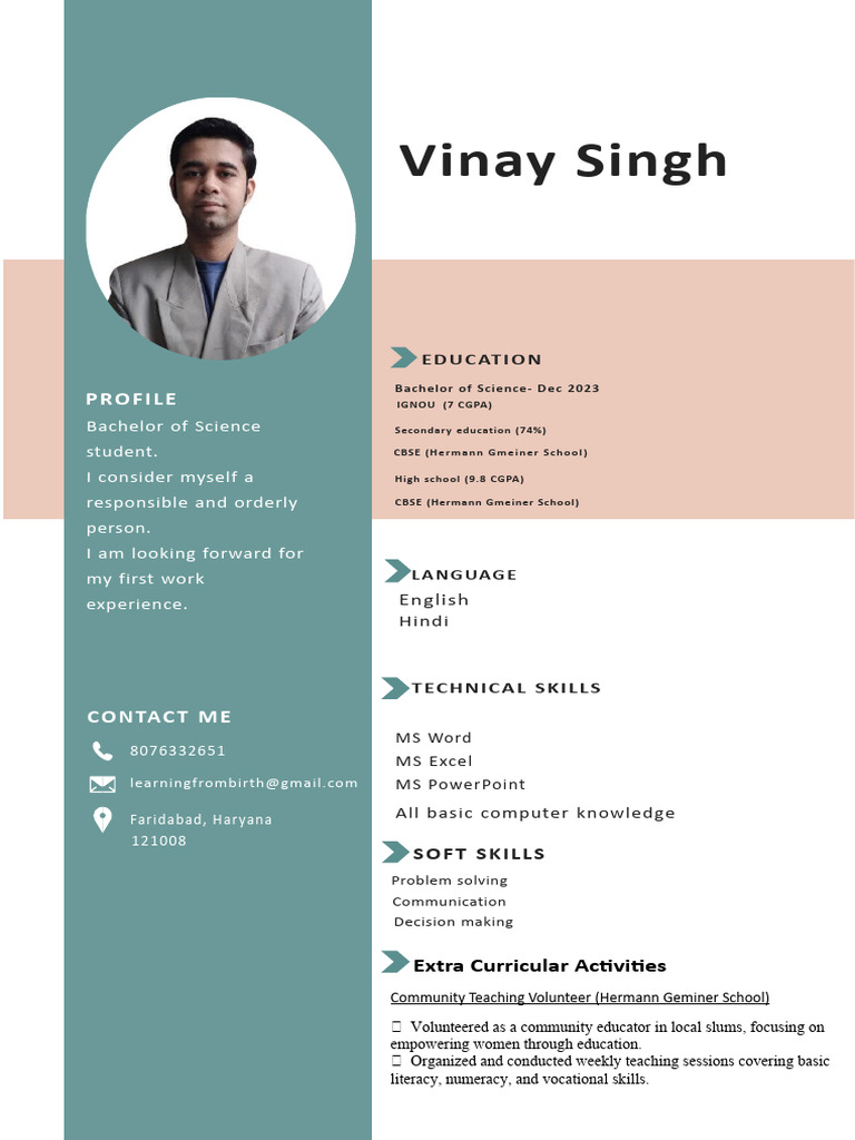 Vinay Singh Resume | PDF