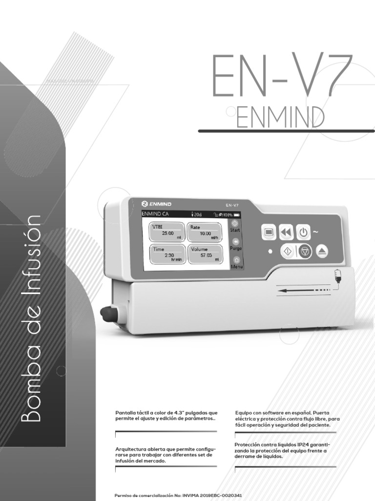 BOMBA INFUSION ENMIND EN V7 | PDF