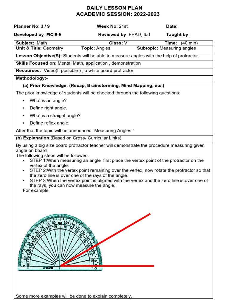 3. measuring angles 1 | Download Free PDF | Angle | Behavior Modification