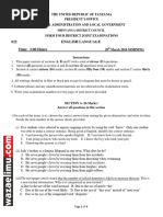 English Test 2 Mr Siyere | PDF | Oprah Winfrey | Human Communication