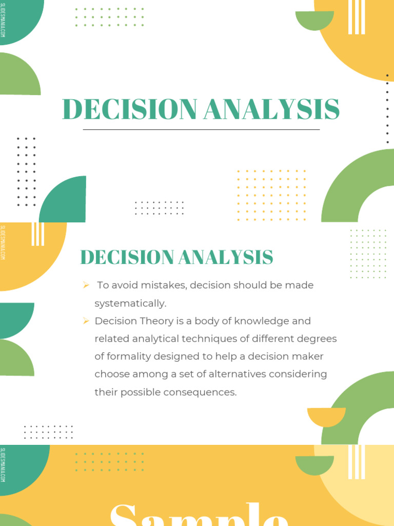 Decision Analysis Techniques Explained | PDF