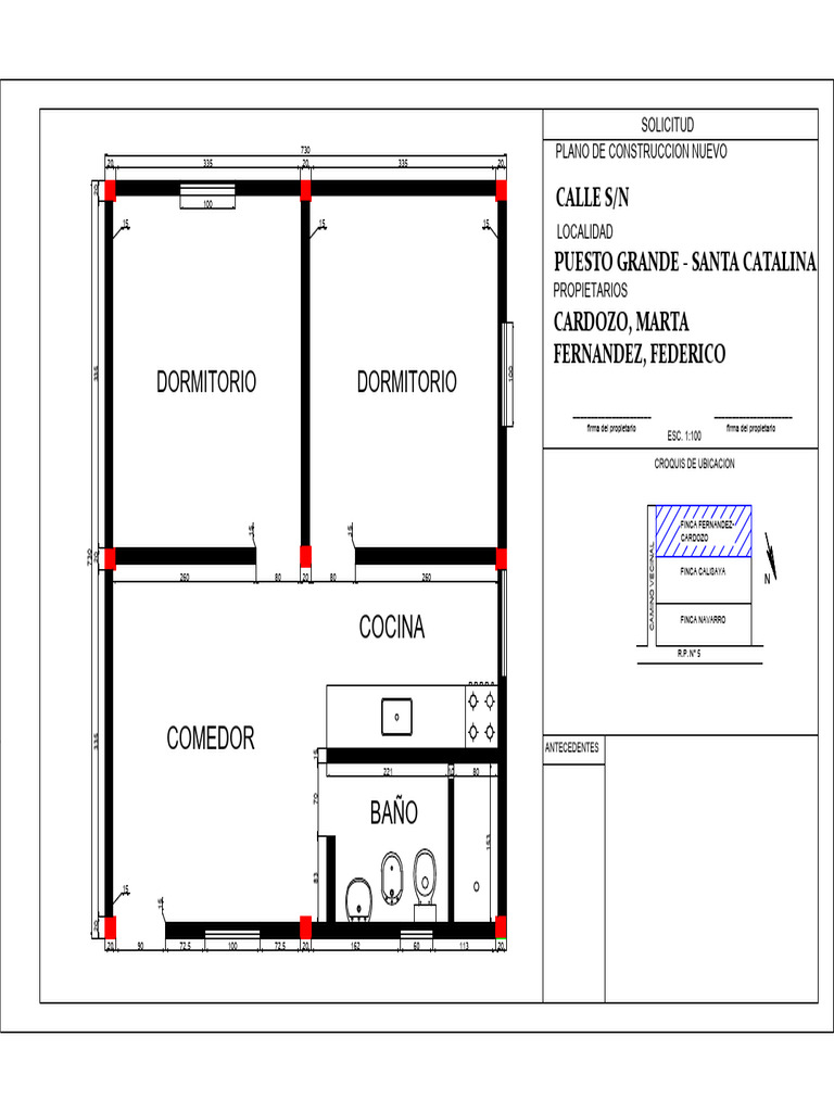 Plano Casa Campo (Finca) - Modelo2 | PDF