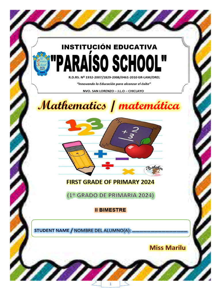 Matematica Ii Bimestre 2024 | PDF