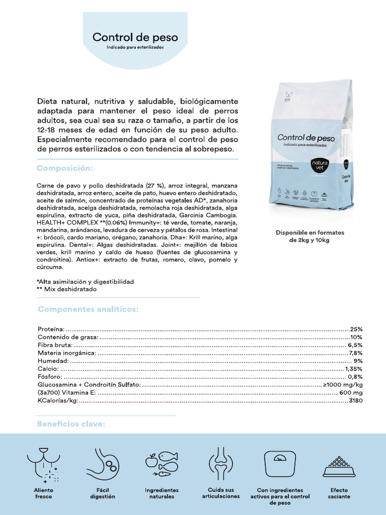 Dosis Control Peso | PDF