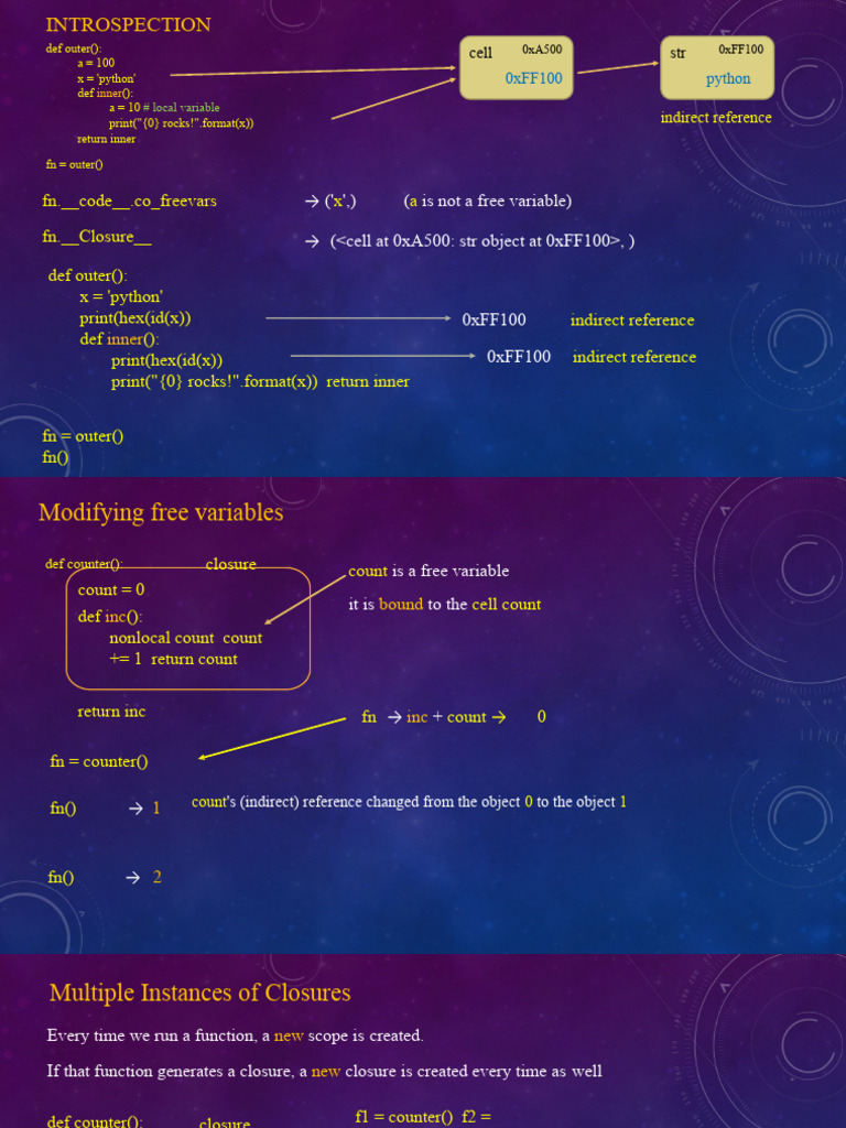 Lecture 27-28 Closures and Decorators | PDF | Scope (Computer Science) | Computer Science