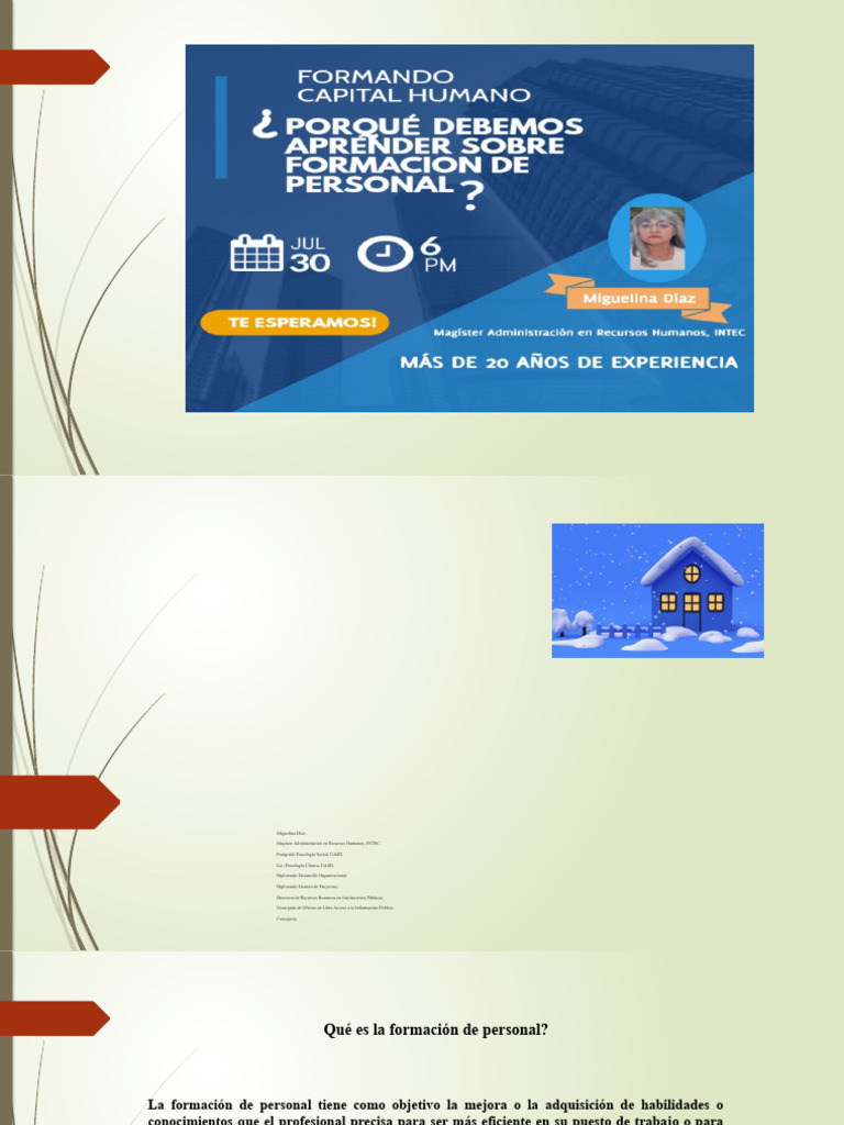 Presentación Formacion de Personal-Emm | PDF | Evaluación | Business