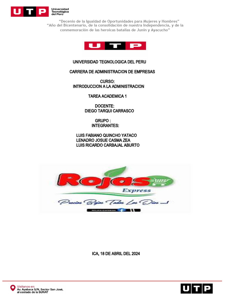 Tarea Intro Admin | PDF | Business | Economias