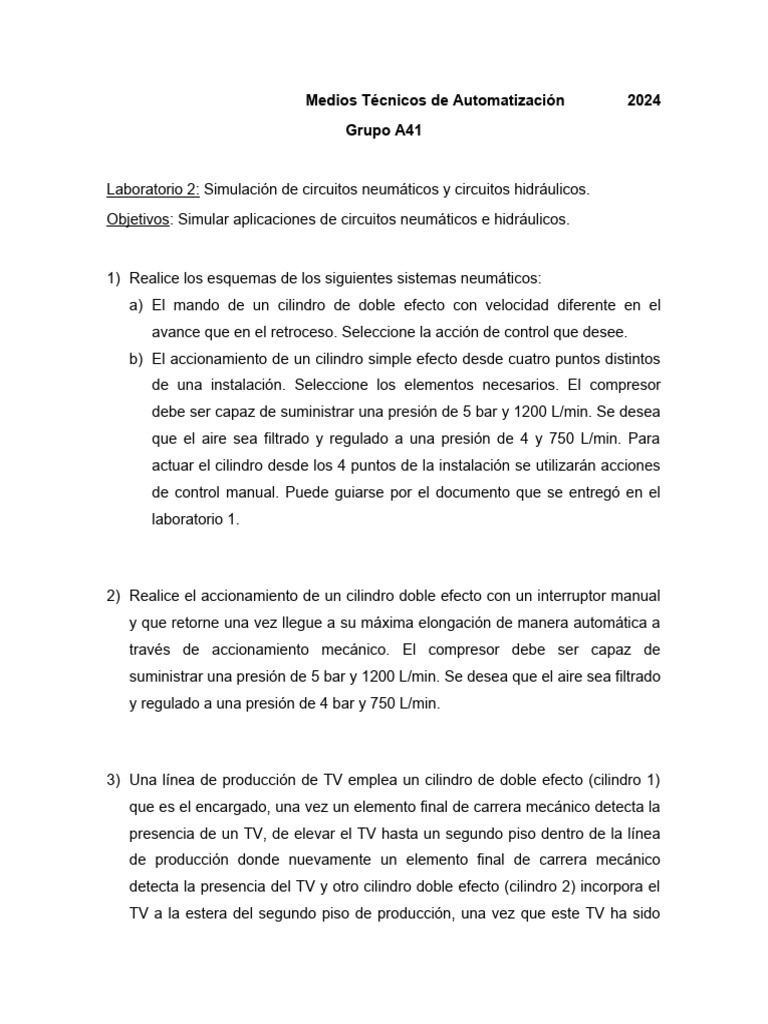A41 - Laboratorio 2 | PDF | Presión