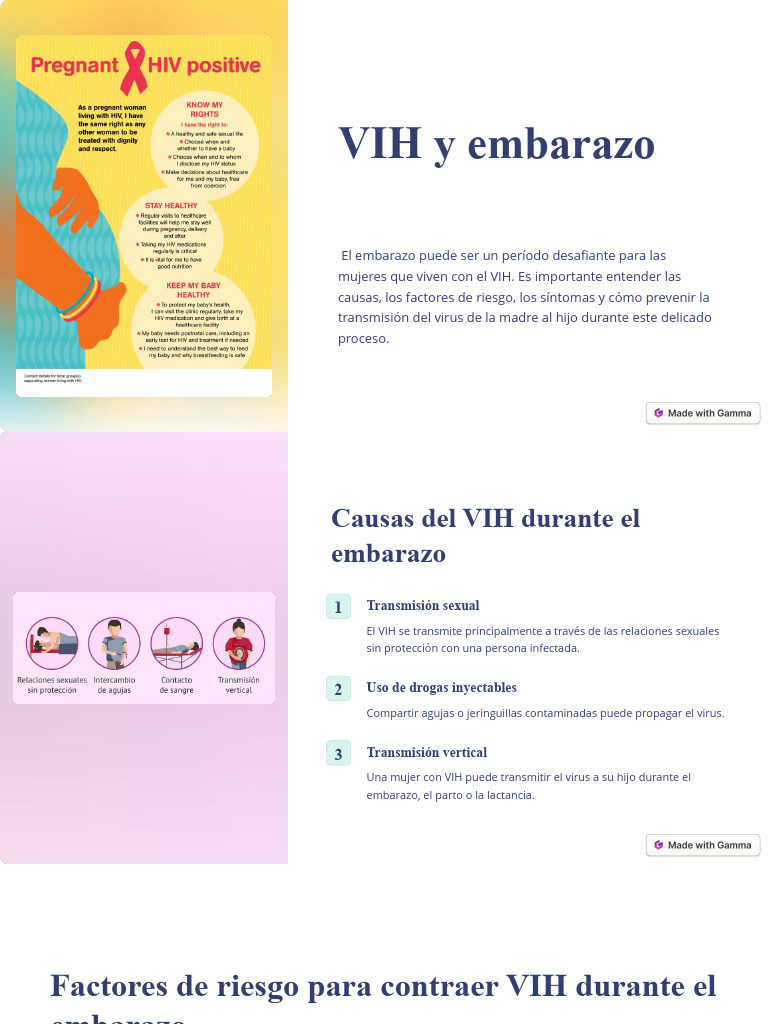 VIH y Embarazo | PDF | VIH | El embarazo