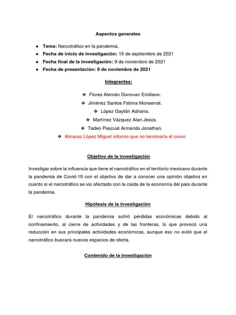 Narcotrafico En México Pdf Comercio Ilegal De Drogas Cartel De