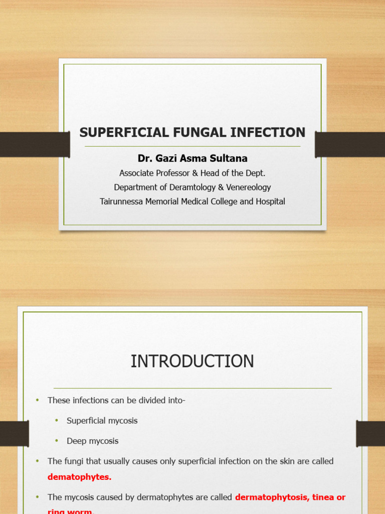 Fungal Infection | PDF | Medical Specialties | Diseases And Disorders