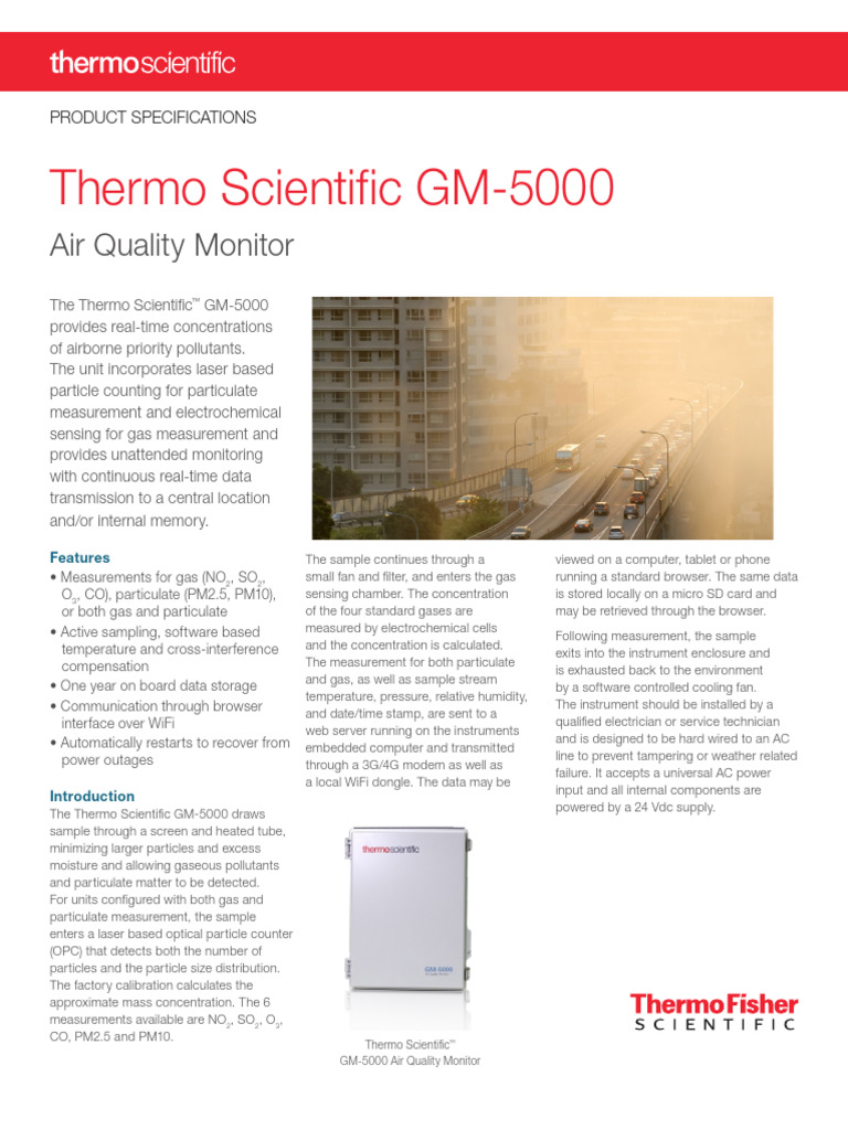 Catalogo Gm5000 Datasheet en Octubre 2019 | PDF | Particulates | Gases